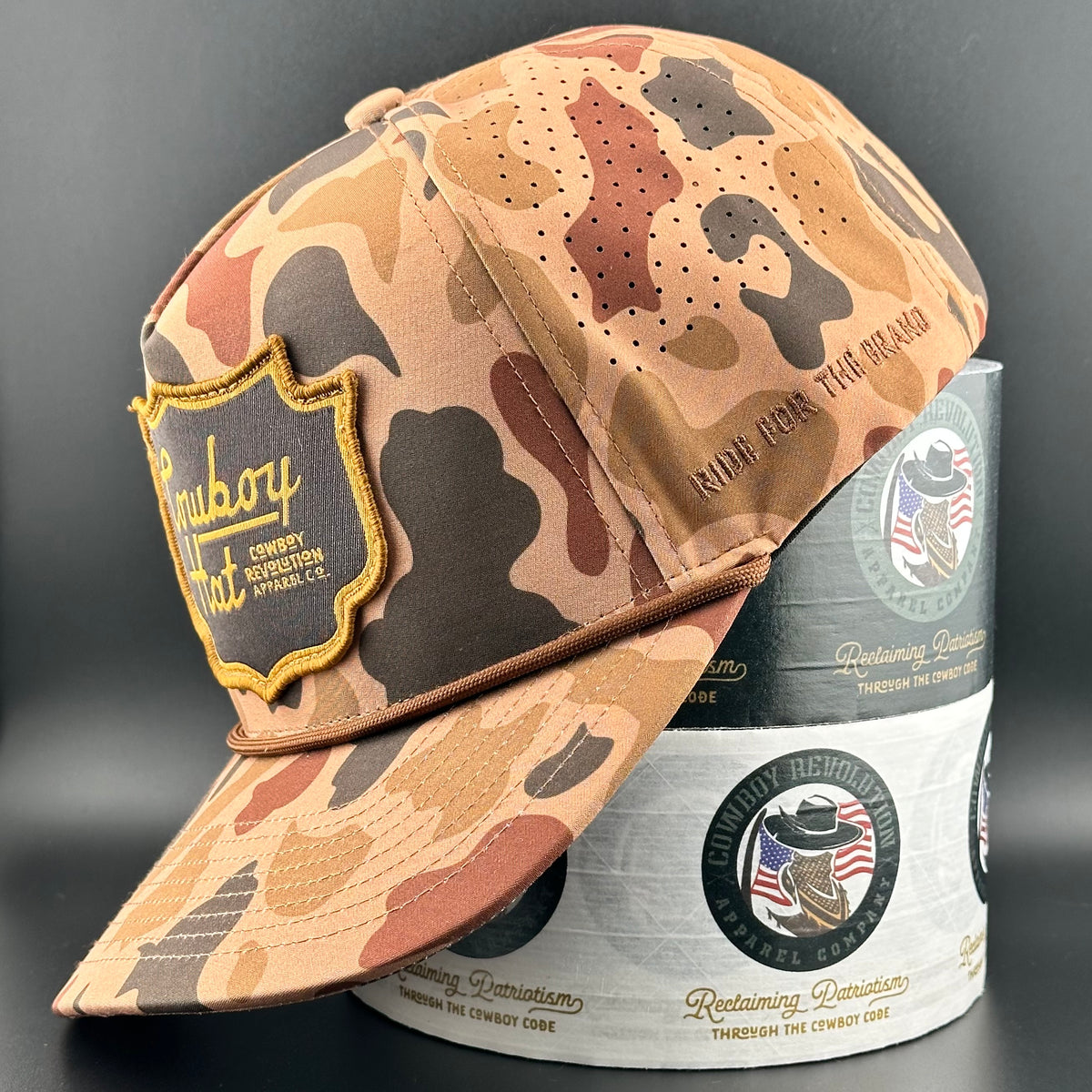 Down South Camo Cowboy Revolution Rope Hat | Camo Performance Style