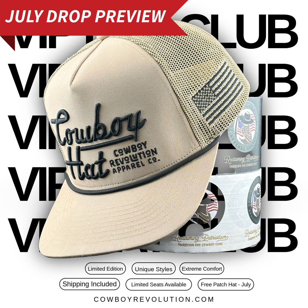 VIP HAT CLUB - Cowboy Revolution Apparel Co.