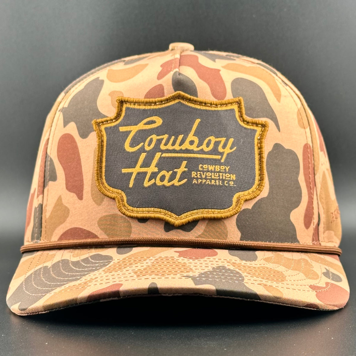 Down South Camo Cowboy Revolution Rope Hat | Camo Performance Style